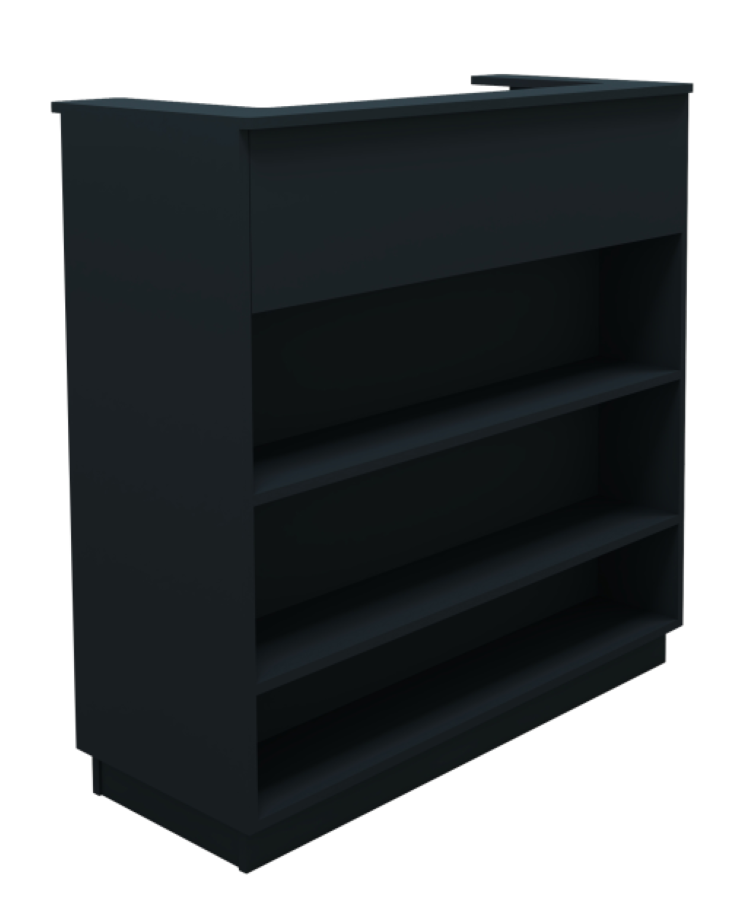 Nova Showcase/Reception Desk Rd04.3 - Black/New York Collection — The ...